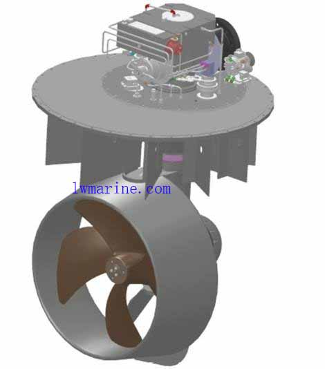 Ship Rudder Propeller